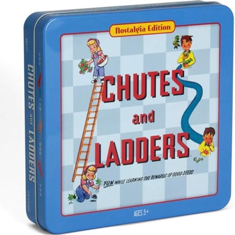 Chutes and Ladders Board Game – Classic Ladders Board Game with Chutes ...